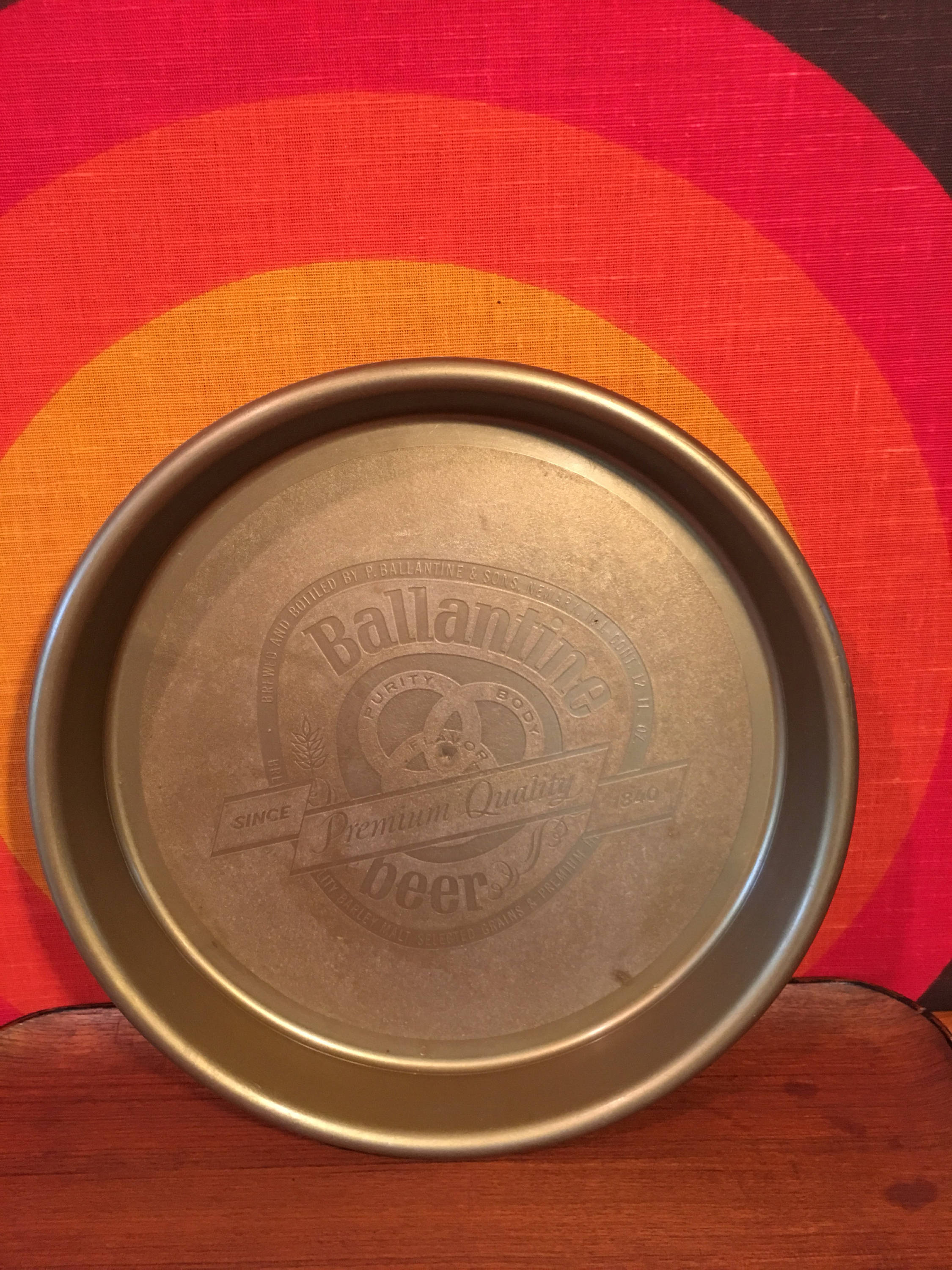 Vintage Beer Tray Plastic Drink Serving Tray Ballantine - Etsy