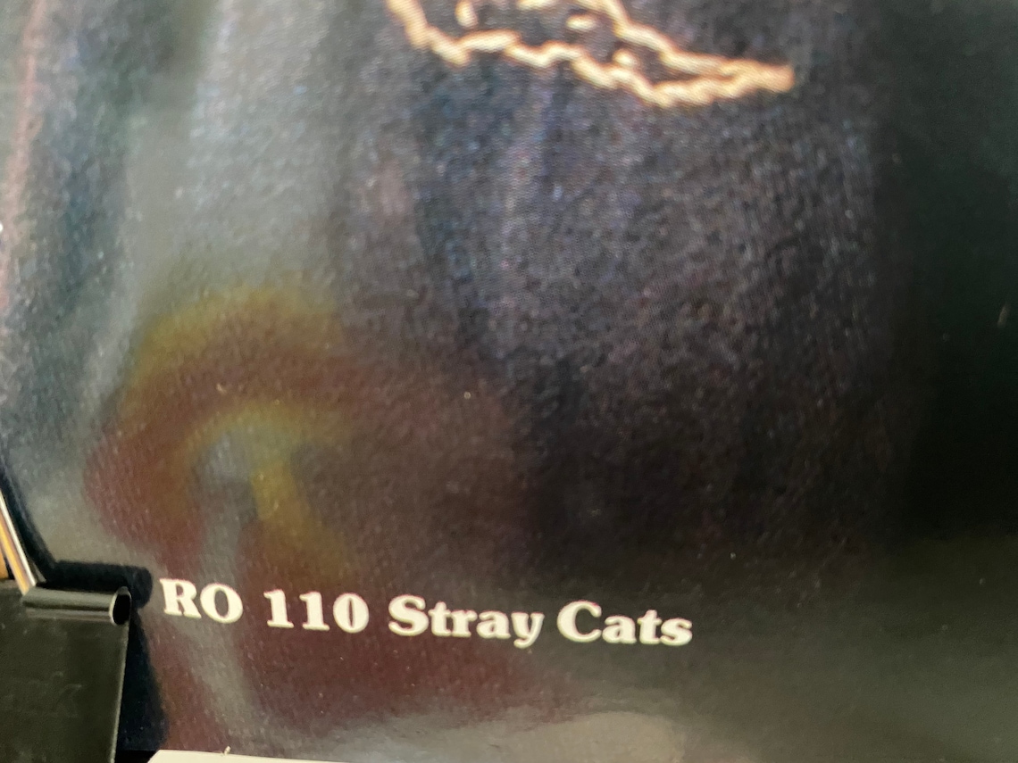 Vintage Stray Cats Poster New Old Stock Poster Original - Etsy
