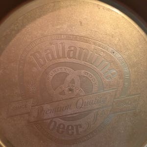 Vintage Beer Tray, Plastic Drink Serving Tray, Ballantine Beer, Ruppert ...