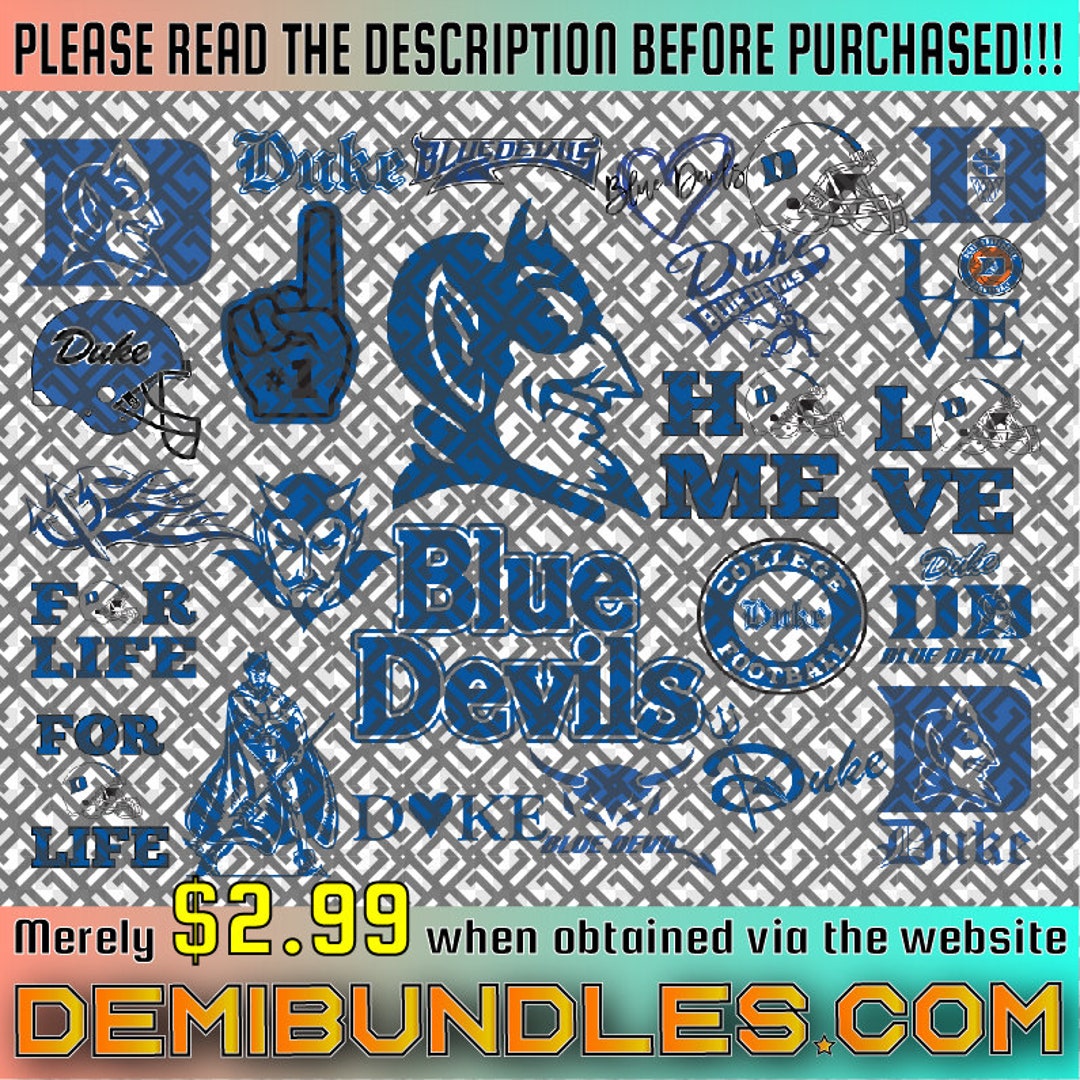 Duke-blue-devil Team Bundle Svg, N-C-A-A Teams Svg, N-C-A-A Svg, Png ...