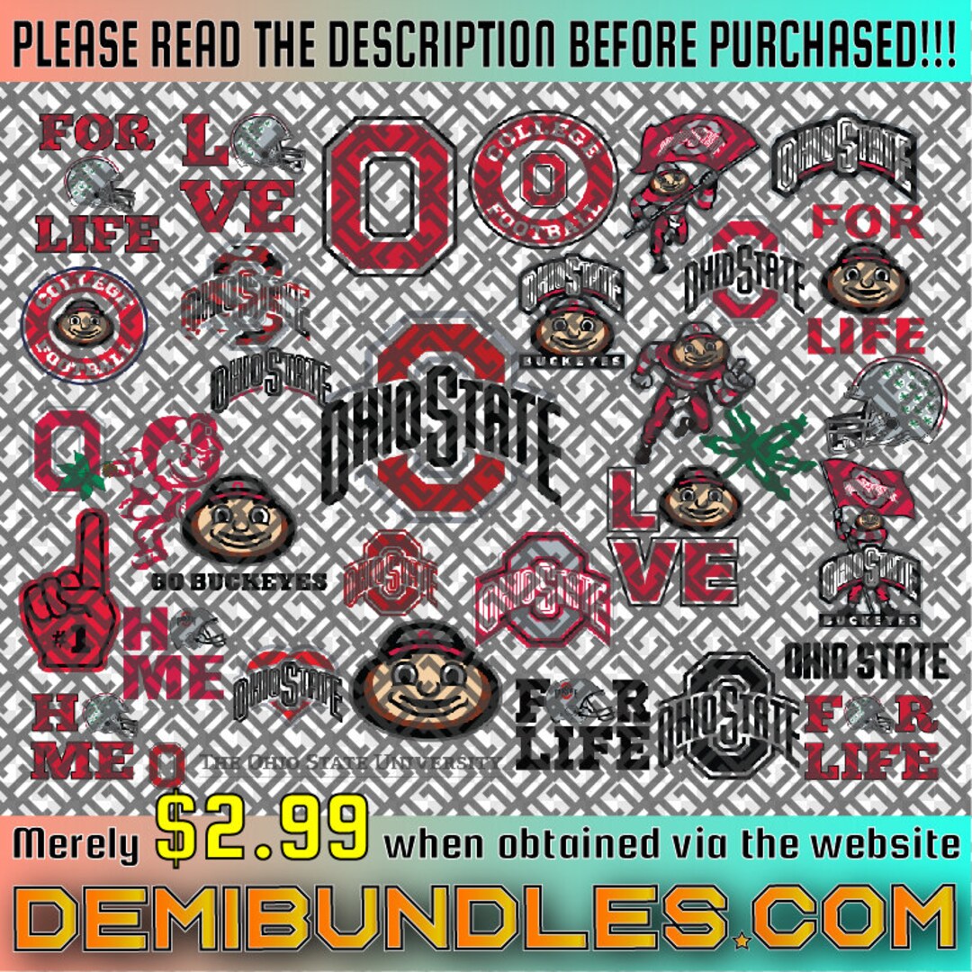 Ohio-state-buckeyes Team Bundle Svg, N-C-A-A Teams Svg, N-C-A-A Svg ...