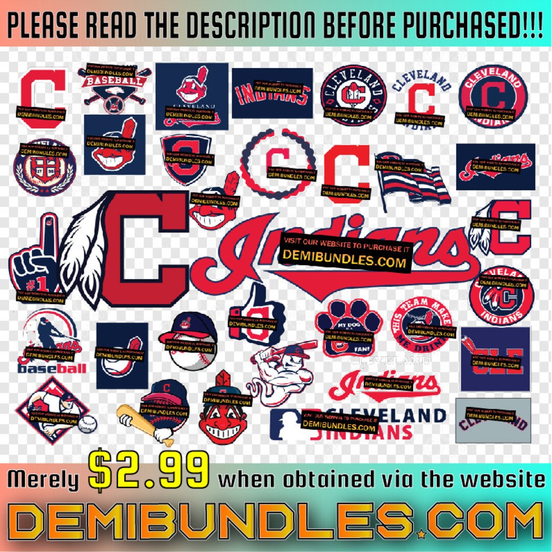 Cleveland-indians, Baseball Team Svg, Cleveland-indians Svg, M L B Svg ...