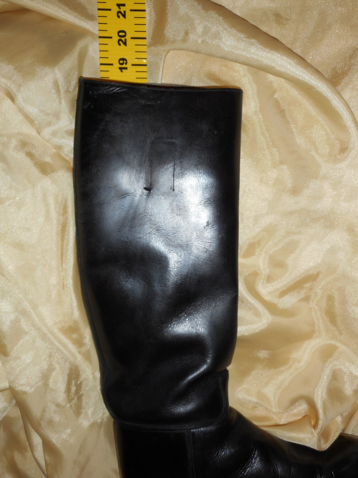 7A Vintage Marlborough Hunt Riding Boots Black Leather Soles | Etsy