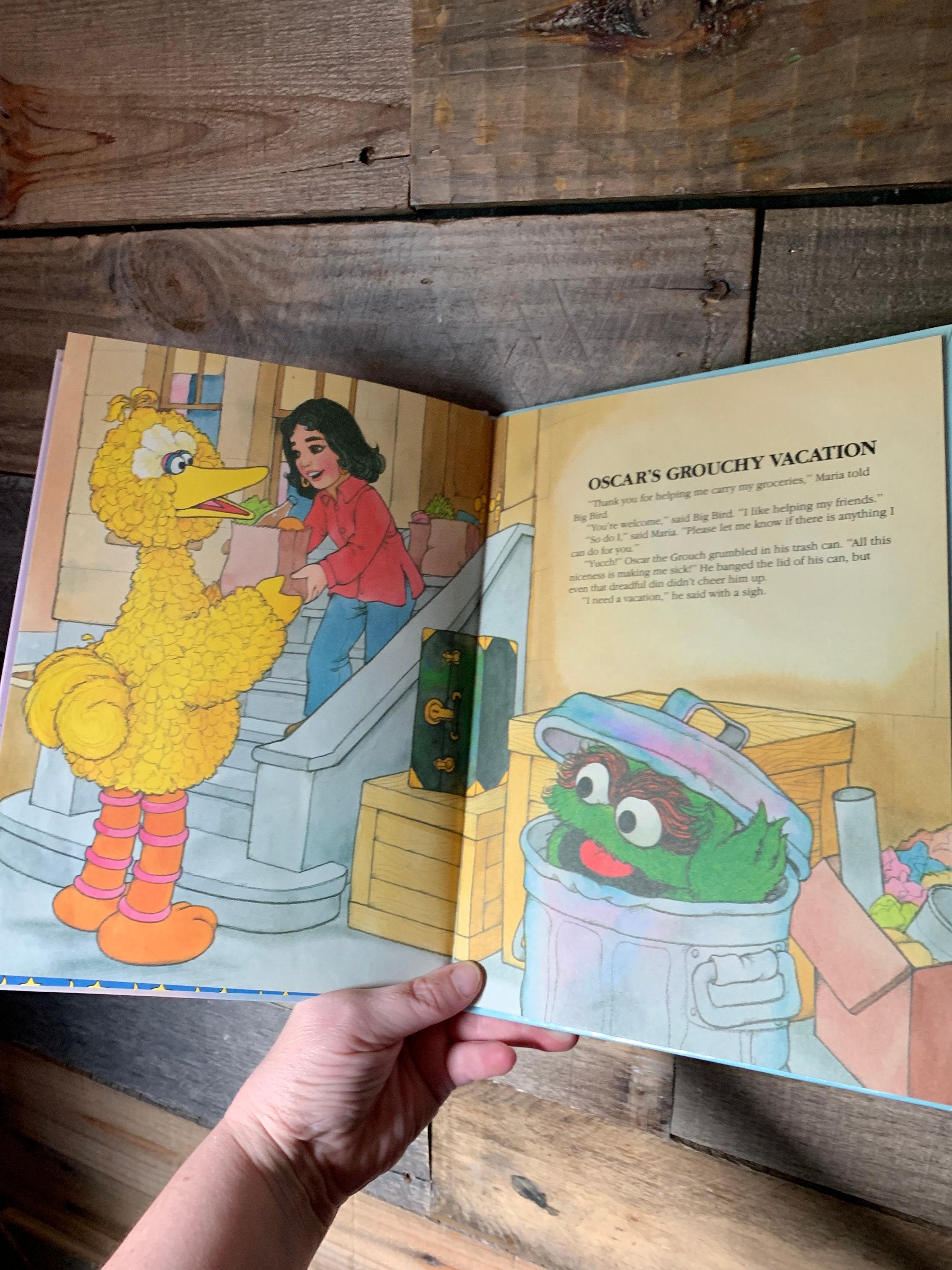 Vintage Sesame Street Book - Etsy