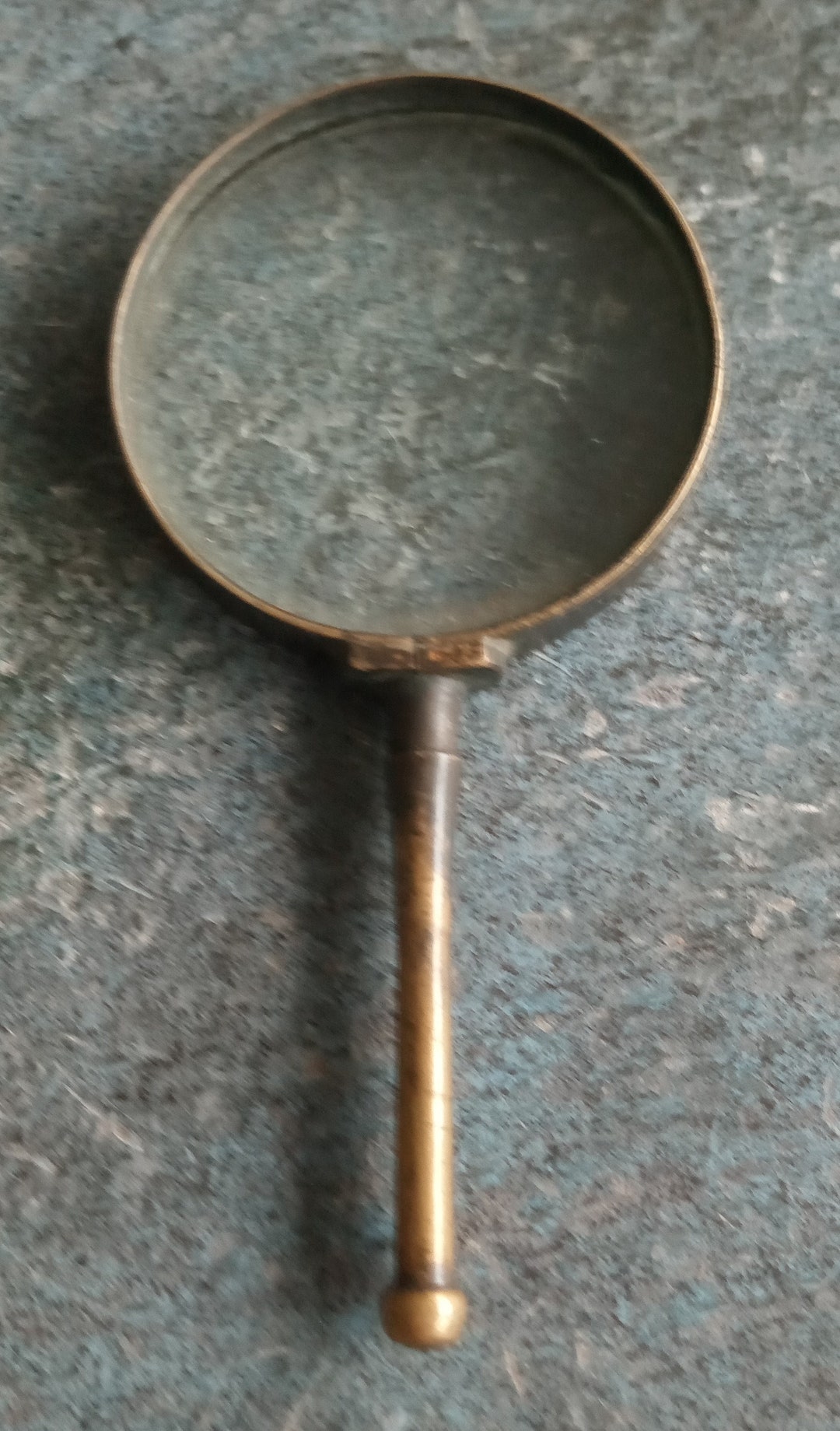 19th Century Brass Magnifying Glass. - Etsy