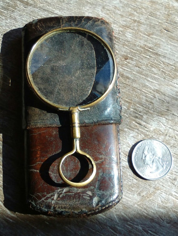 Early 19th Century Brass Quizzing Glass/magnifier With | Etsy