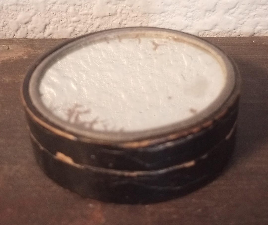 19th Century Paper Mache Snuff Box With Mirrored Lid. - Etsy