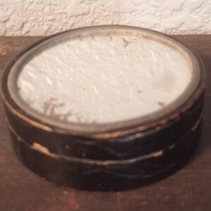 19th Century Paper Mache Snuff Box With Mirrored Lid. - Etsy