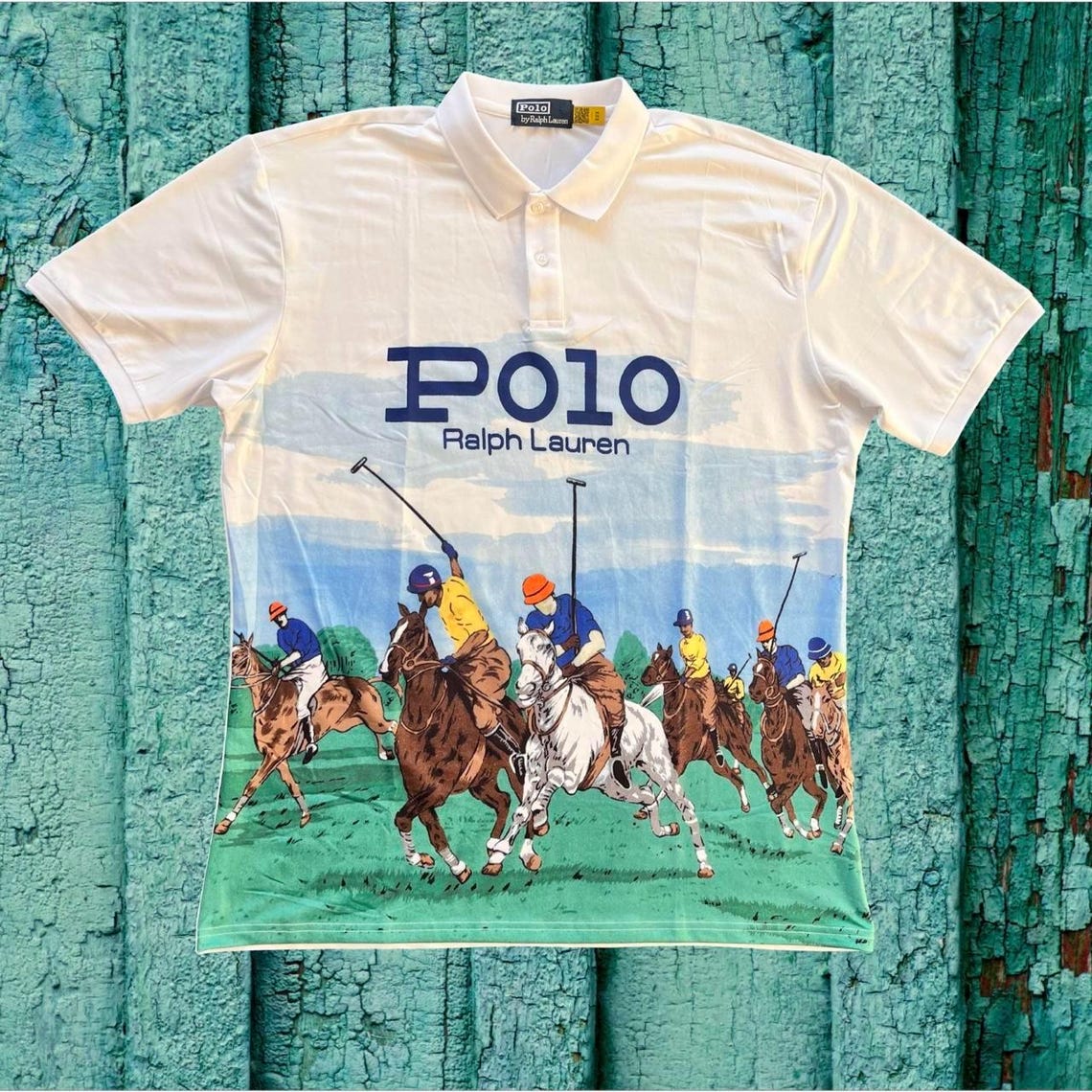 Polo Ralph Lauren Horses Polo Shirt - Etsy