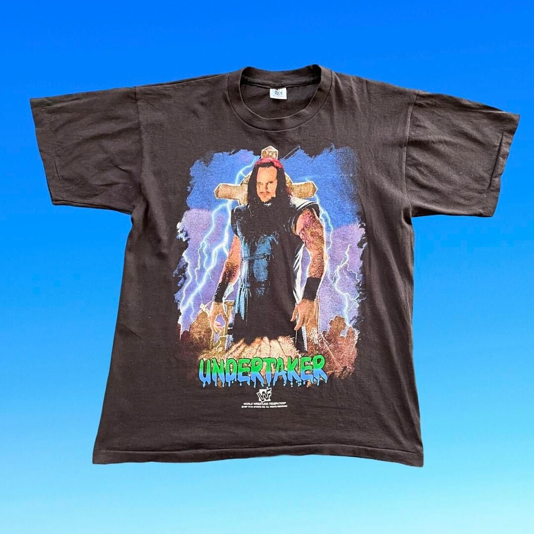 Vintage Rare 1997 WWF Undertaker T Shirt - Etsy