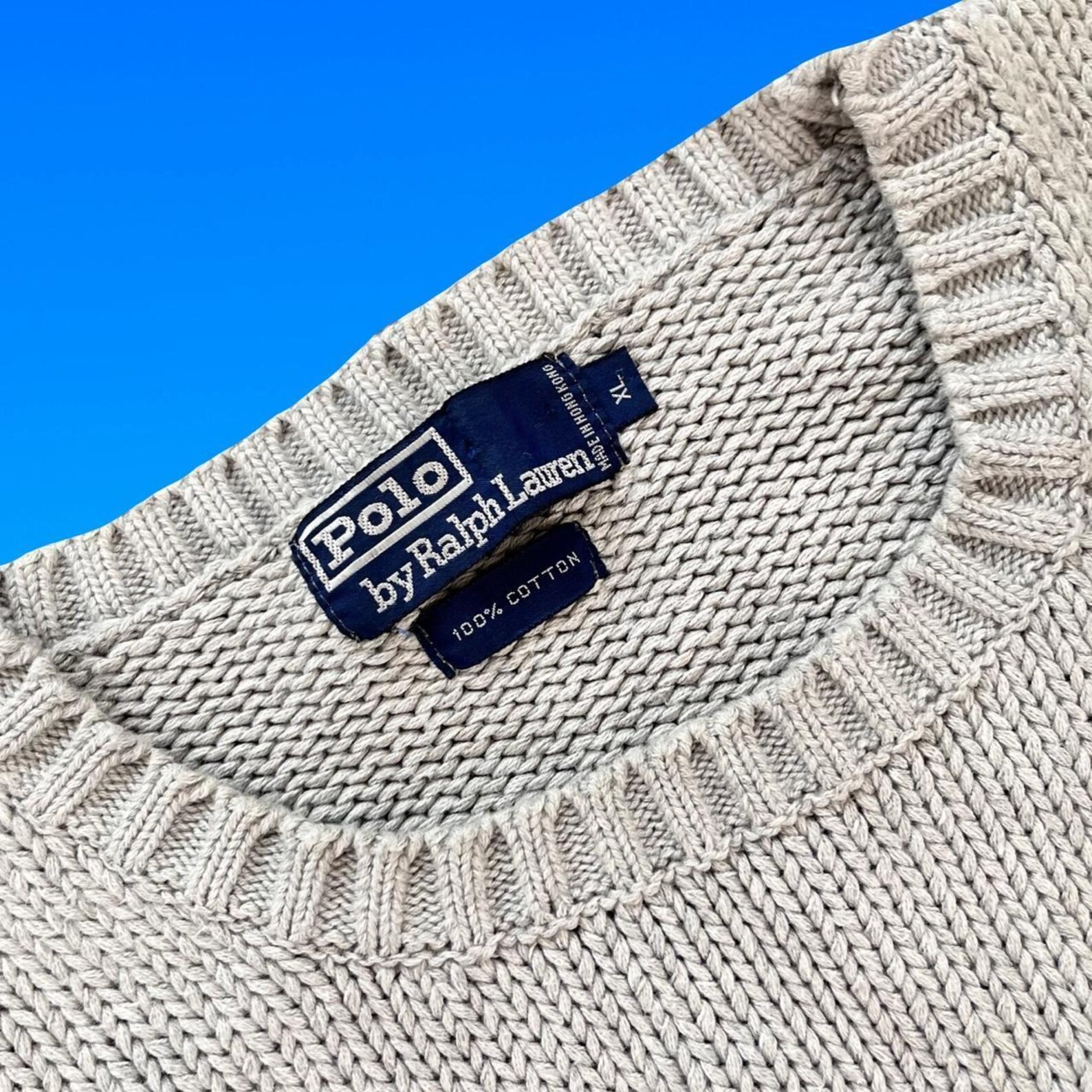 Vintage Rare OG Polo Ralph Lauren Uni Crest Knitted Wool Sweater - Etsy