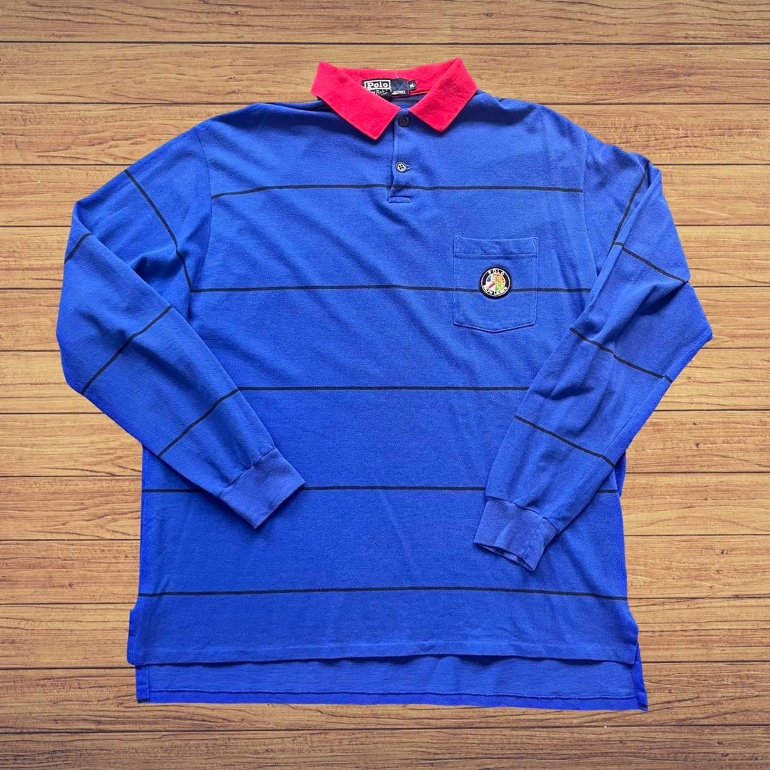 Vintage Polo Ralph Lauren Cookie Stripe Polo Shirt - Etsy