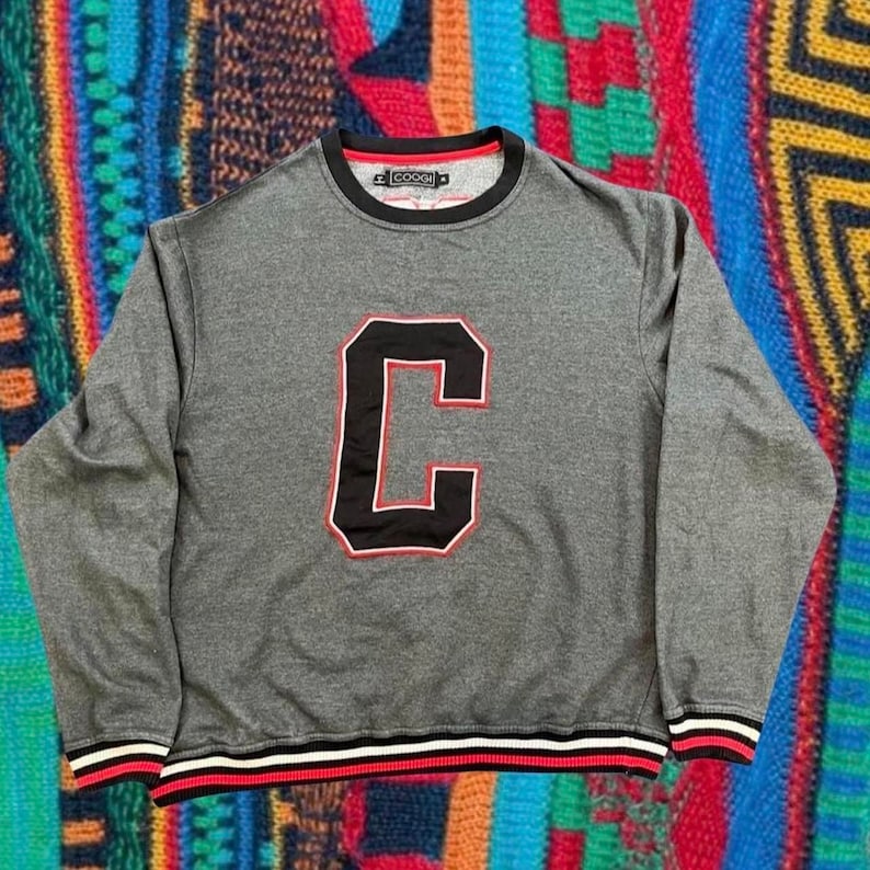 Vintage Coogi Classic 90s Style Varsity Sweater - Etsy