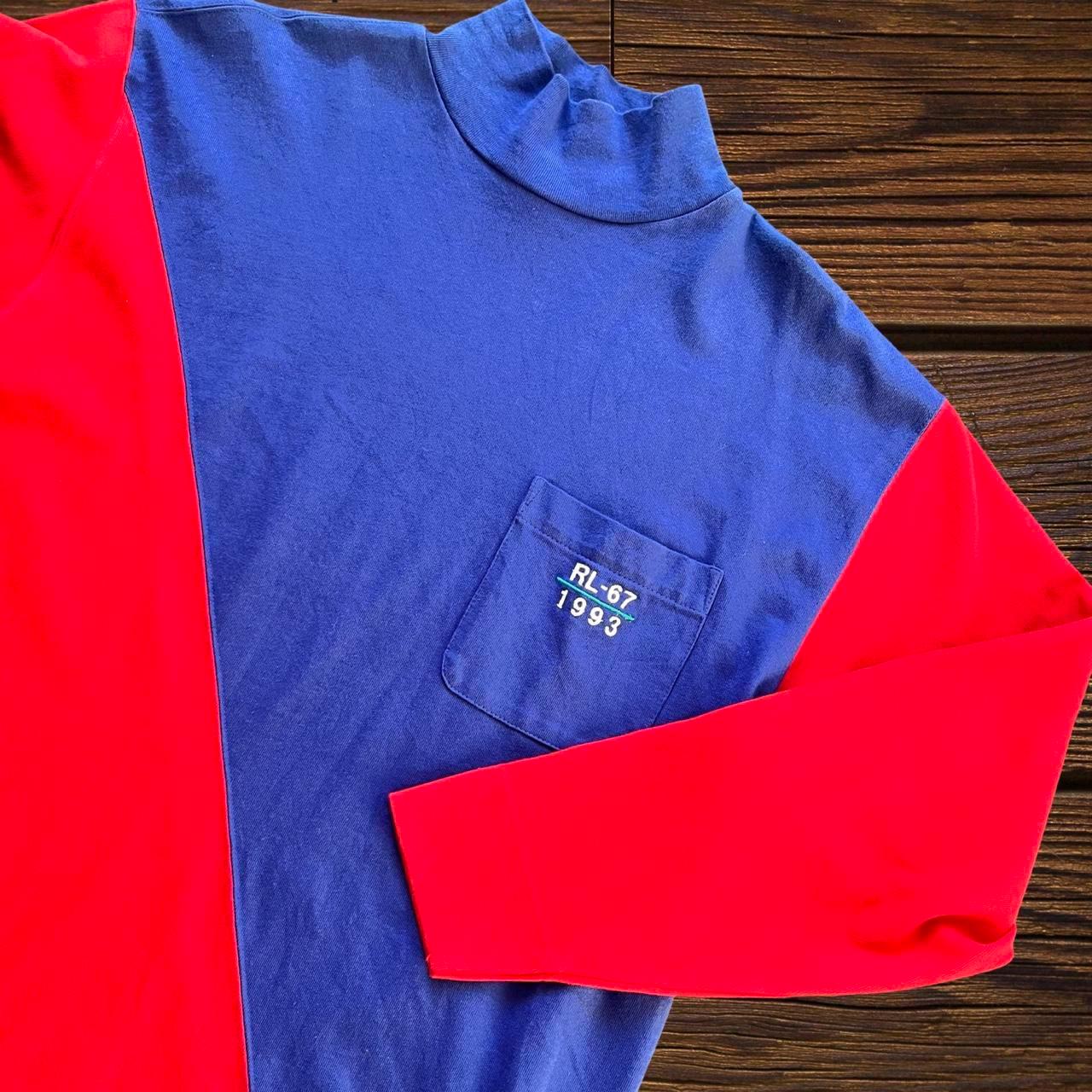 Vintage Polo Ralph Lauren RL-67 1993 Colourblock Turtleneck Sweater - Etsy