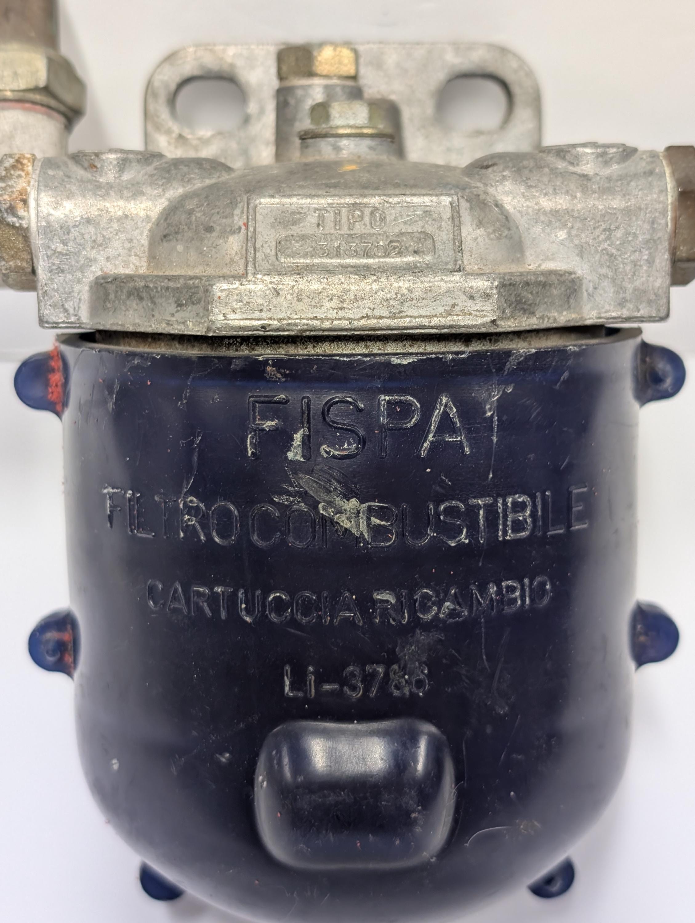 FISPA TIPO 313702 Fuel Filter Housing With Sensor, Fittings and Clamps ...