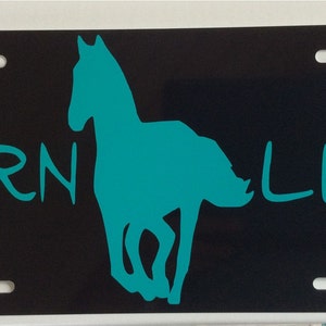 Horse "barn Life" License Plate - Etsy