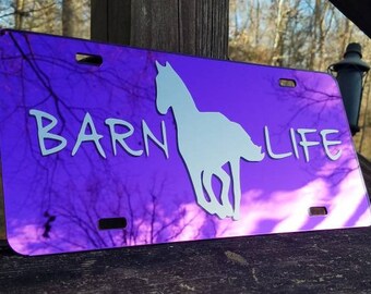 Horse License Plate | Etsy