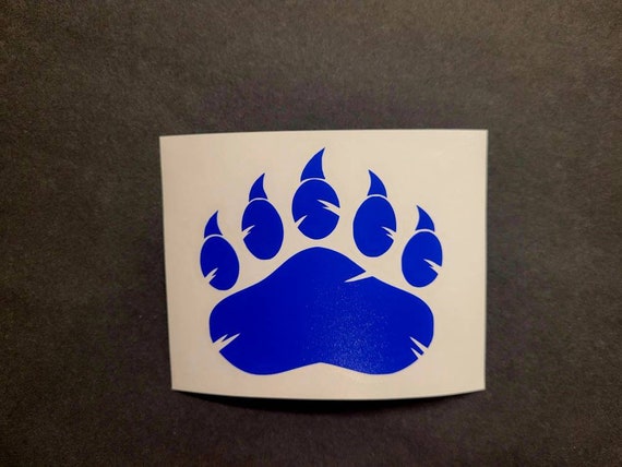 Bear Paw Outdoor Decal - Etsy