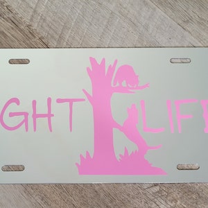 Mirrored Coon Hunting "night Life" License Plate - Etsy