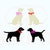 Hound Dogs Chasing Deer SVG, PDF, PNG, Eps, Digital Download Cut File ...