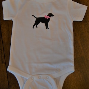 Infant, Toddler Customizable Black Lab Shirt - Etsy