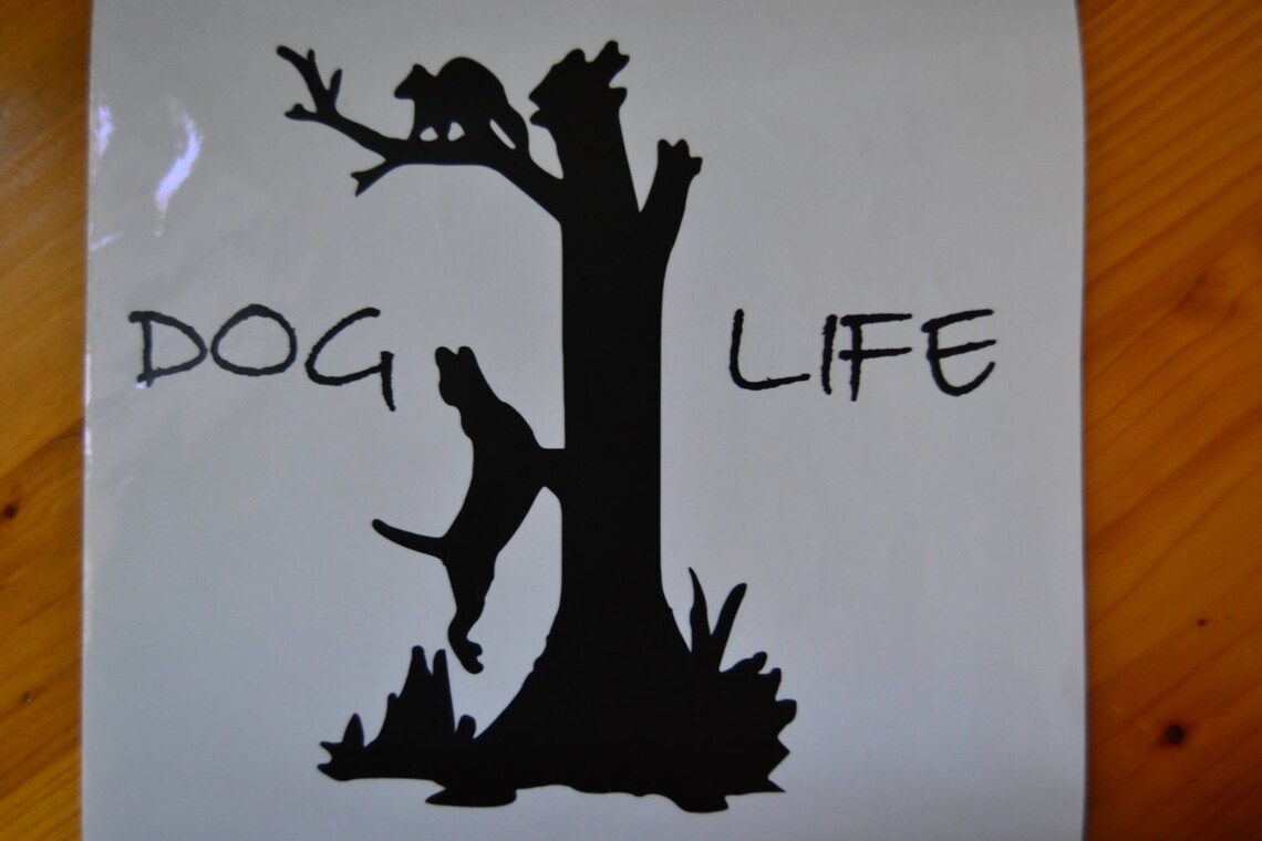Coon Hunting Dog Life Hound Treed Coon Vinyl Decal - Etsy
