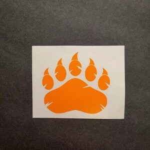 Bear Paw Outdoor Decal - Etsy