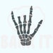 Skeleton I Love You and Skeleton Hand ASL Sign Language SVG, Pdf, PNG ...