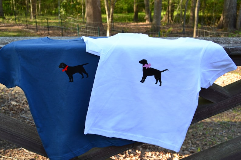 Infant, Toddler Customizable Black Lab Shirt - Etsy
