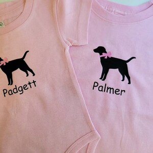 Infant, Toddler Customizable Black Lab Shirt - Etsy
