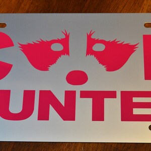 Mirrored Coon Hunter License Plate - Etsy