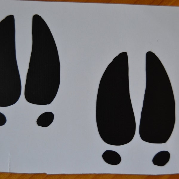 Deer Tracks Decal - Etsy