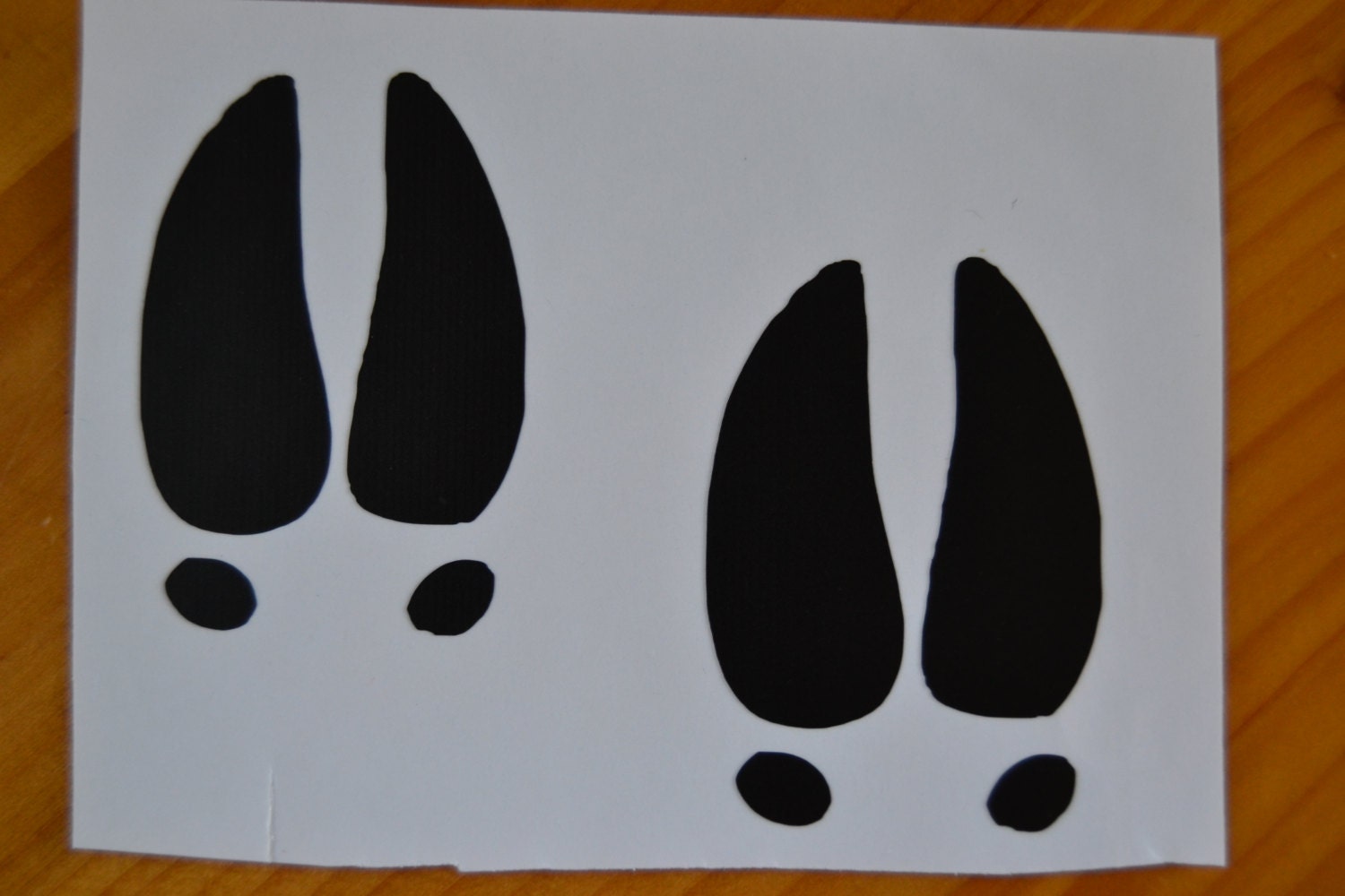 Deer Hunting Outdoor Vinyl Deer Tracks Decal Sticker - Etsy