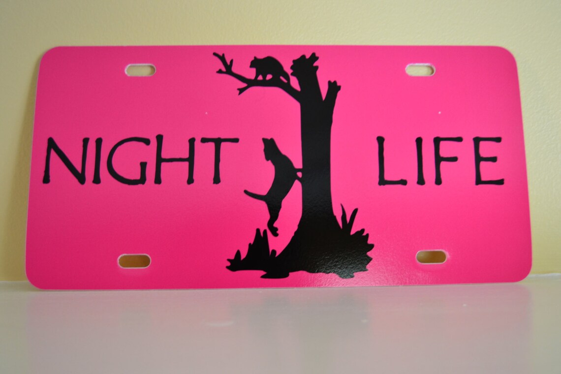 Coon Hunting License Plate - Etsy