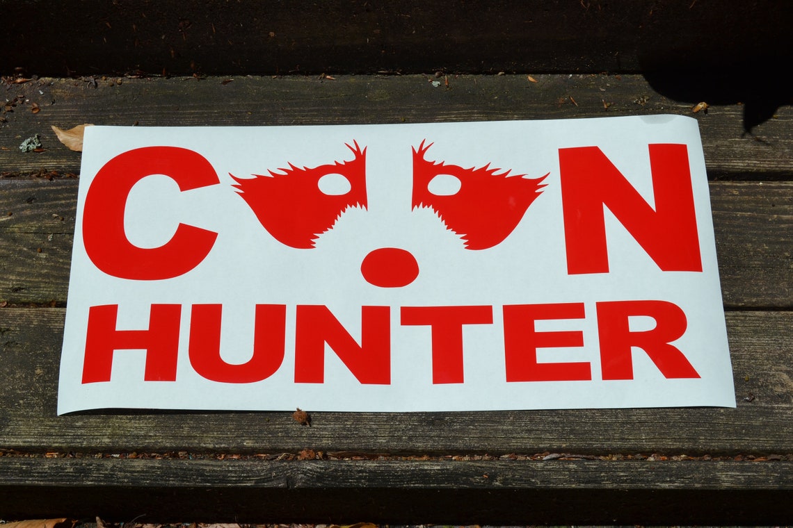 Coon Hunter Decal - Etsy