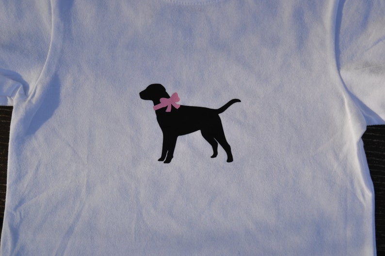 Infant, Toddler Customizable Black Lab Shirt - Etsy