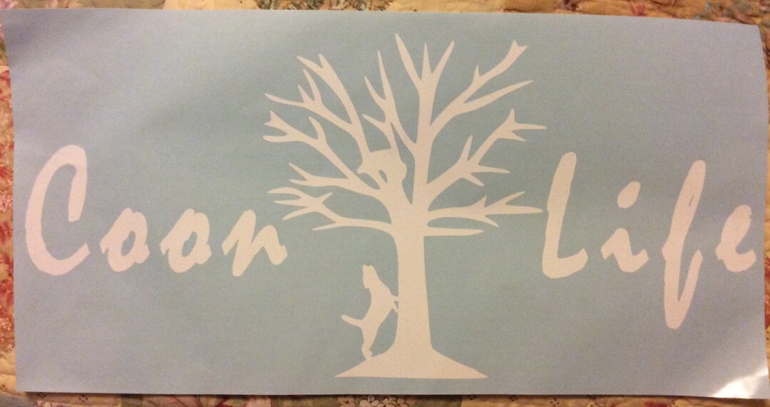 Outdoor Vinyl Coon Hunting Decal - Etsy