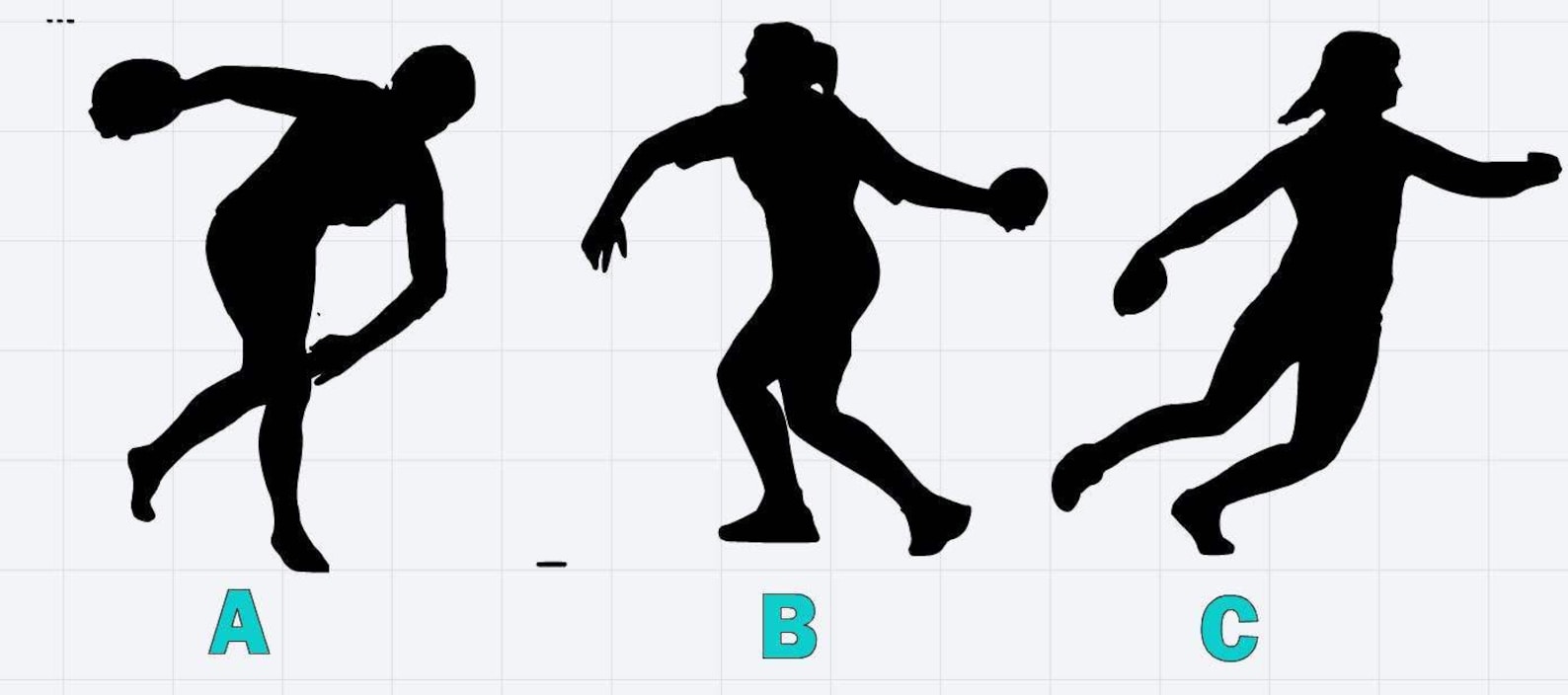 Track and Field Girl Discus Decal - Etsy