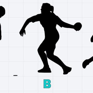 Track and Field Girl Discus Decal - Etsy