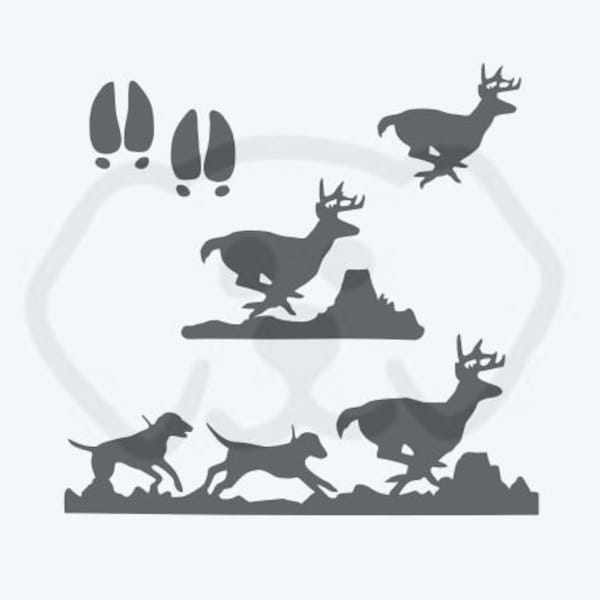Deer Track Svg - Etsy