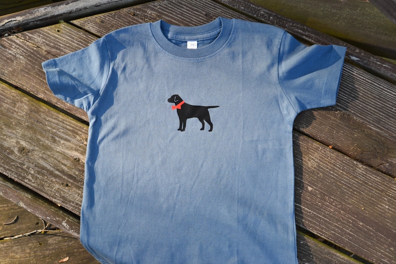 Infant, Toddler Customizable Black Lab Shirt - Etsy