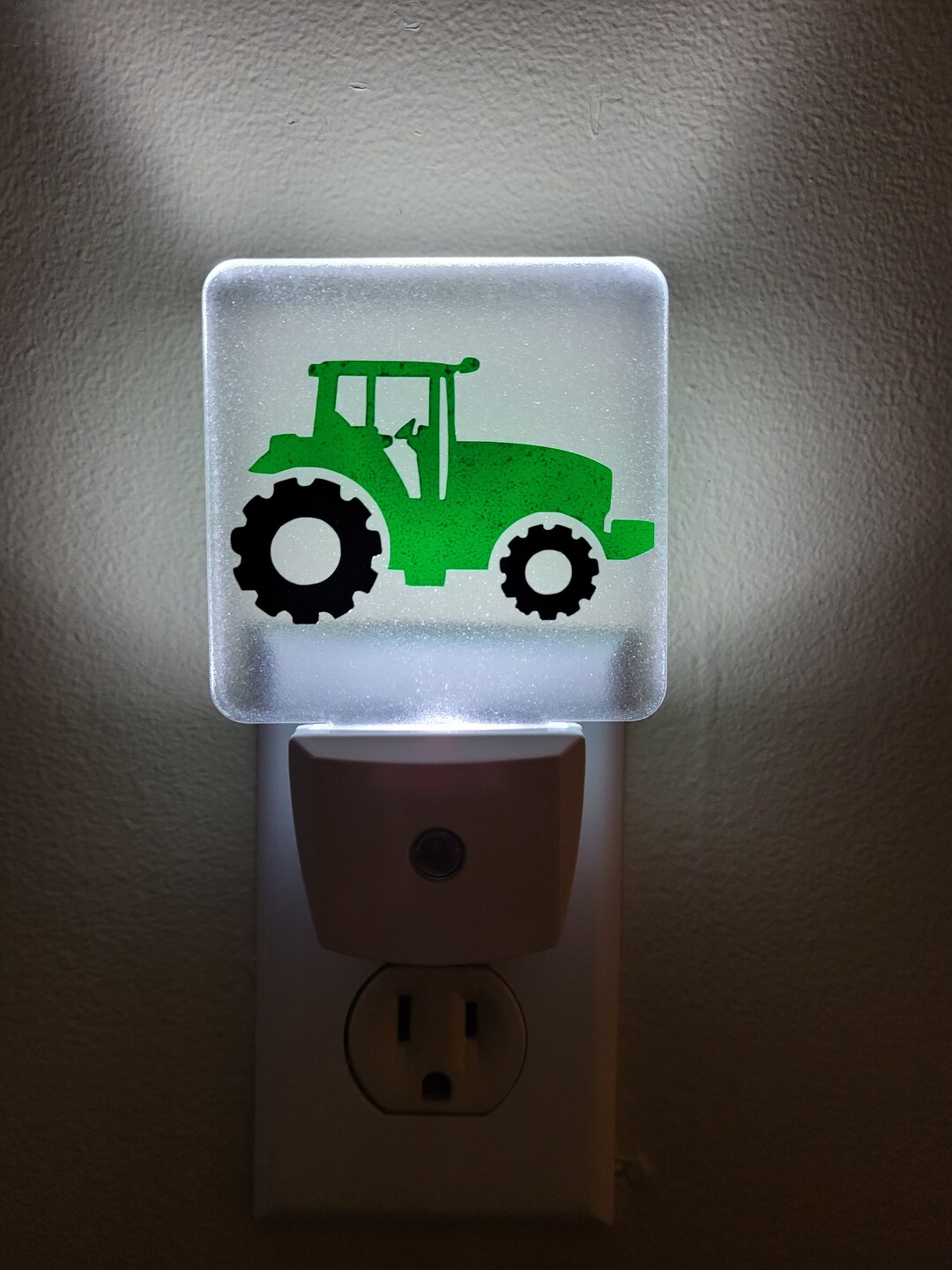Tractor Night Light Can Be Personalized - Etsy