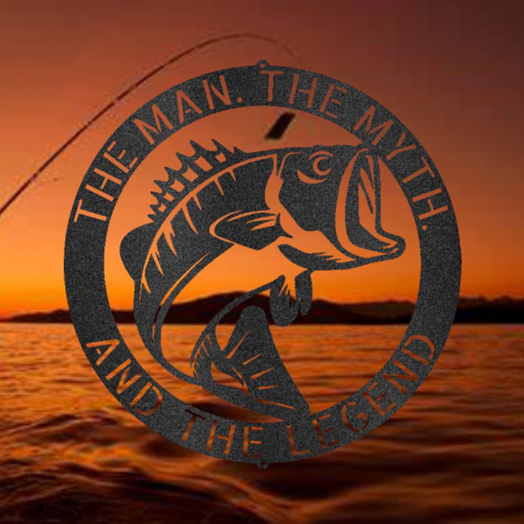 Bass Fishing Custom Metal Sign - Etsy