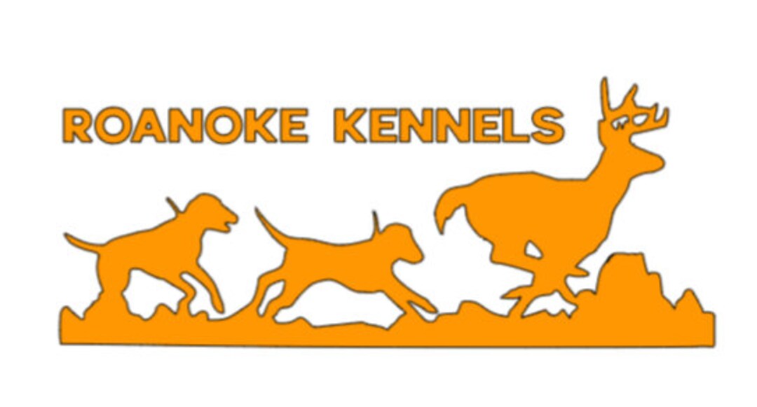 Custom Outdoor Vinyl Dogs Chasing Deer Decal Hunt Club, Kennel Name ...