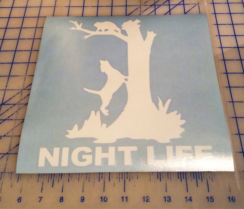 Outdoor Vinyl Coon Hunting night Life Decal - Etsy