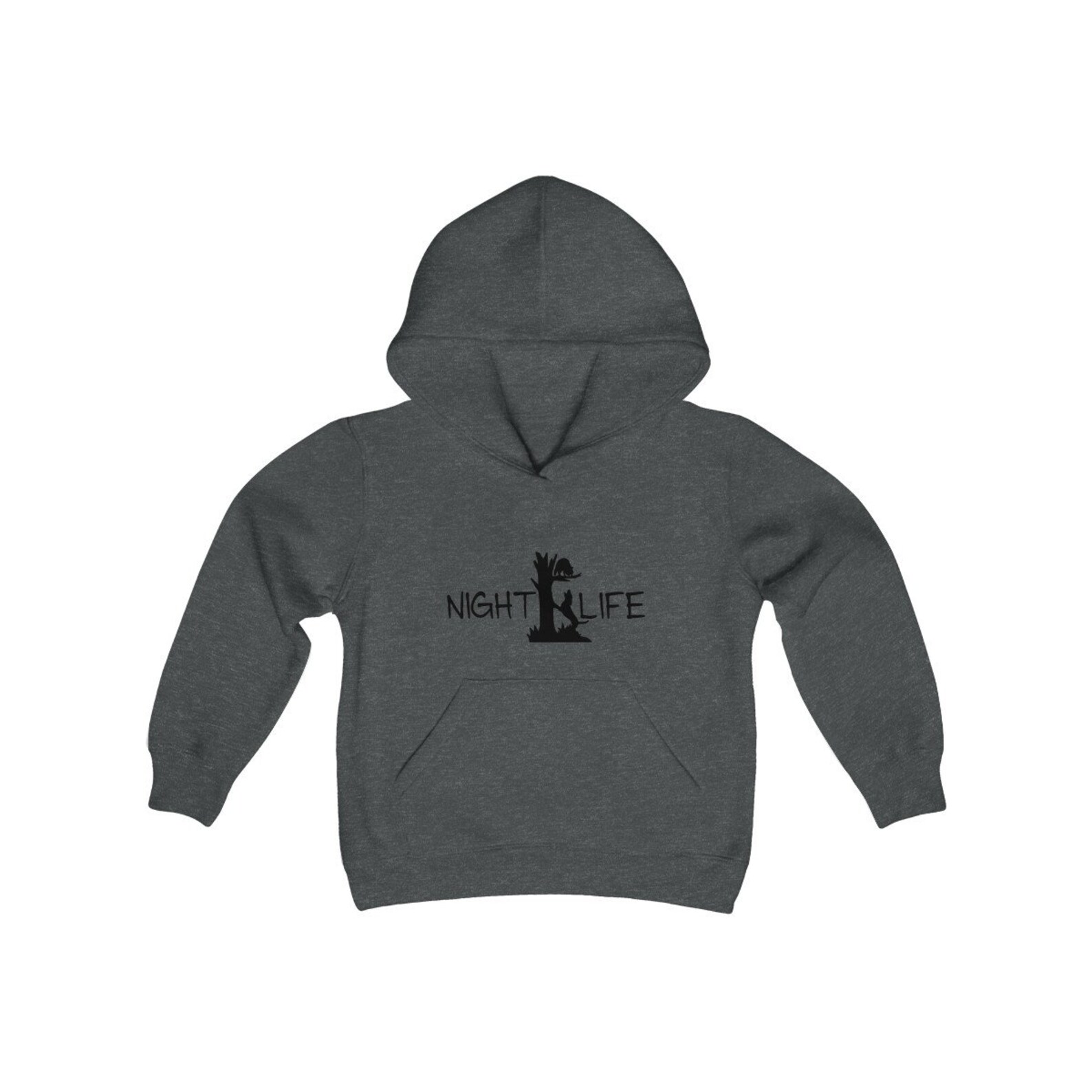 Youth Coon Hunting Night Life Hooded Sweatshirt - Etsy