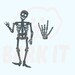 Skeleton I Love You and Skeleton Hand ASL Sign Language SVG, Pdf, PNG ...