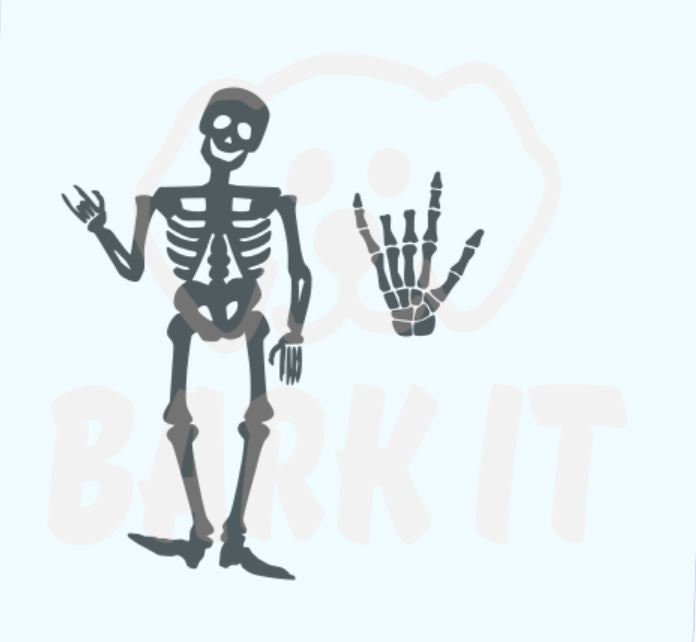 Skeleton I Love You and Skeleton Hand ASL Sign Language SVG - Etsy