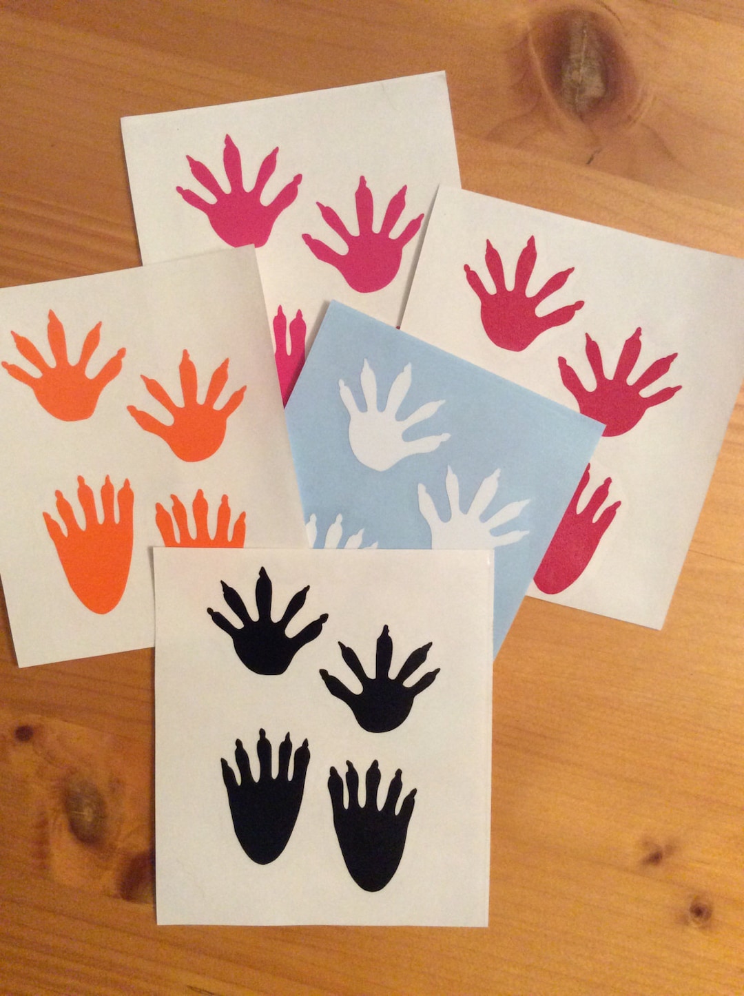 Outdoor Vinyl Coon Tracks Decal - Etsy