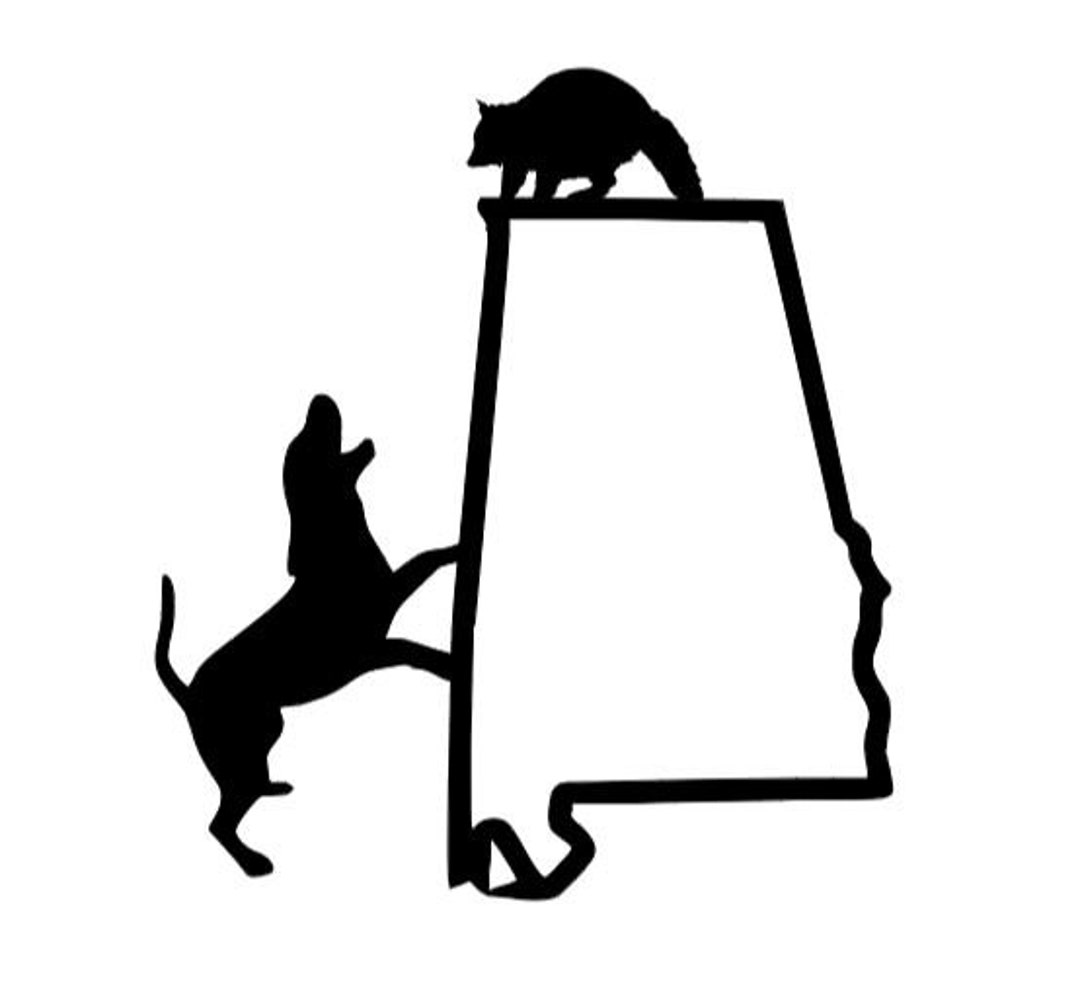 Alabama Coon Hunting Decal - Etsy